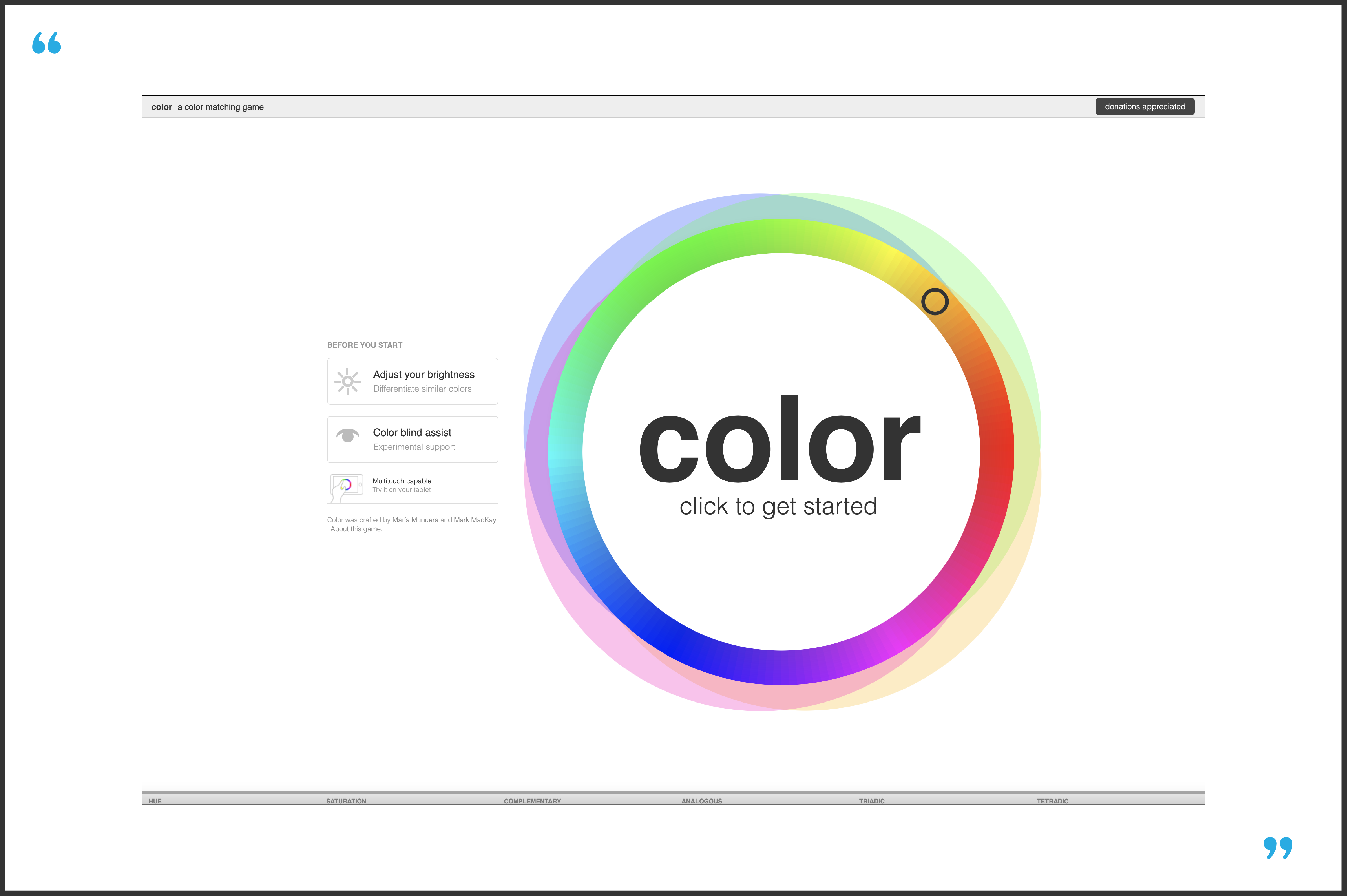 カラーマッチングゲームに挑戦！ - ジャイロ制作室ブログ